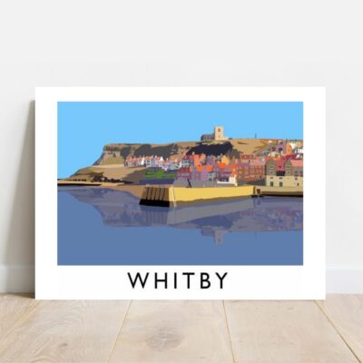 Whitby Harbour, Digital Art Print By Richard O'Neill