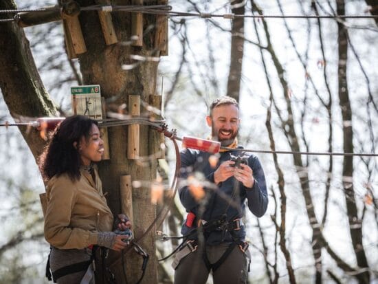 Go Ape Dalby, Tree Top Adventure in Dalby Forest