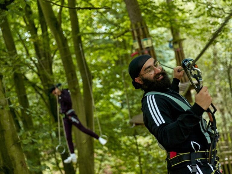 Go Ape Dalby, Tree Top Adventure in Dalby Forest