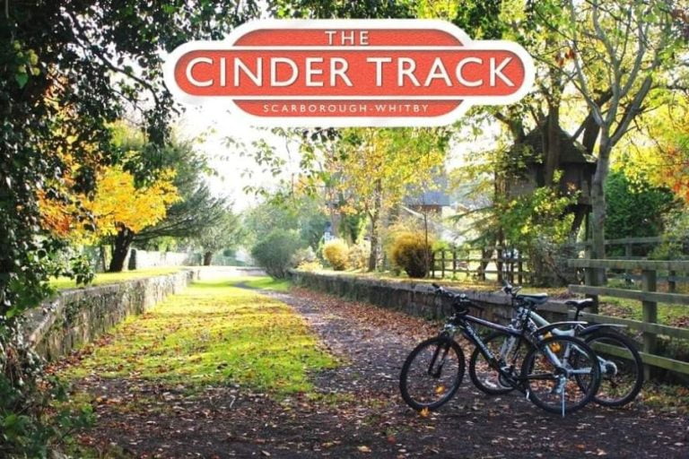 The Cinder Track, Whitby To Scarborough, Walking And Cycling