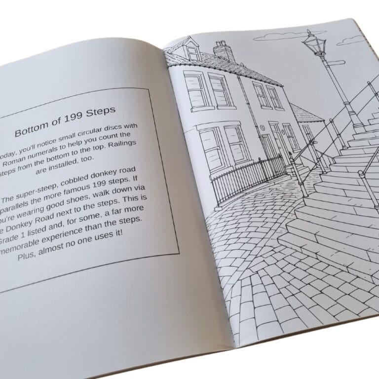 The Whitby Colouring Book By The Whitby Guide